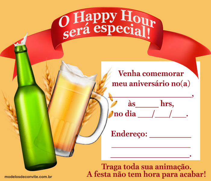 Convite Boteco: 60 modelos para você se inspirar!