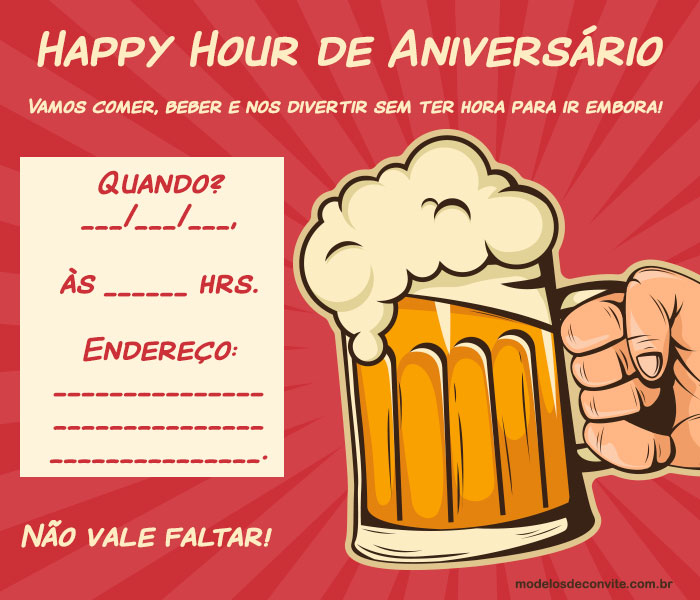 Convite Boteco: 60 modelos para você se inspirar!