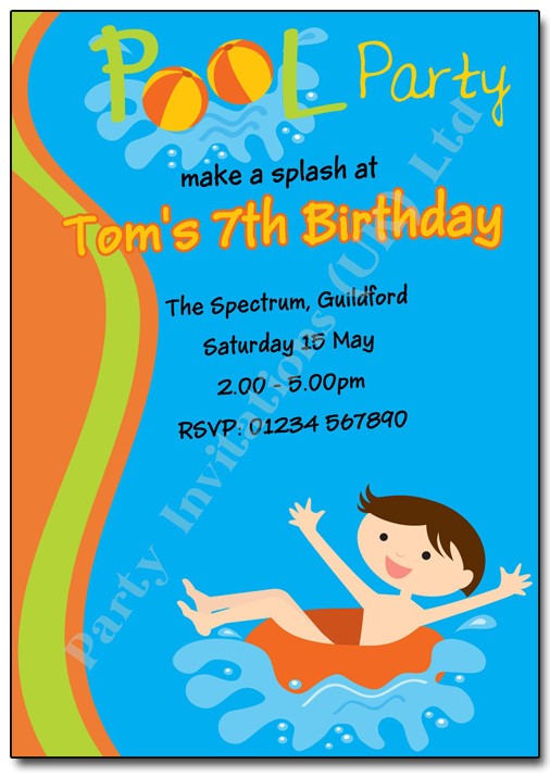 Convite Pool Party: 60 Lindos Modelos Para se Inspirar!