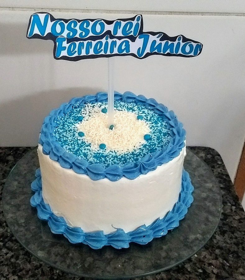 Bolo Azul e Branco: 100 ideias deliciosas para se inspirar