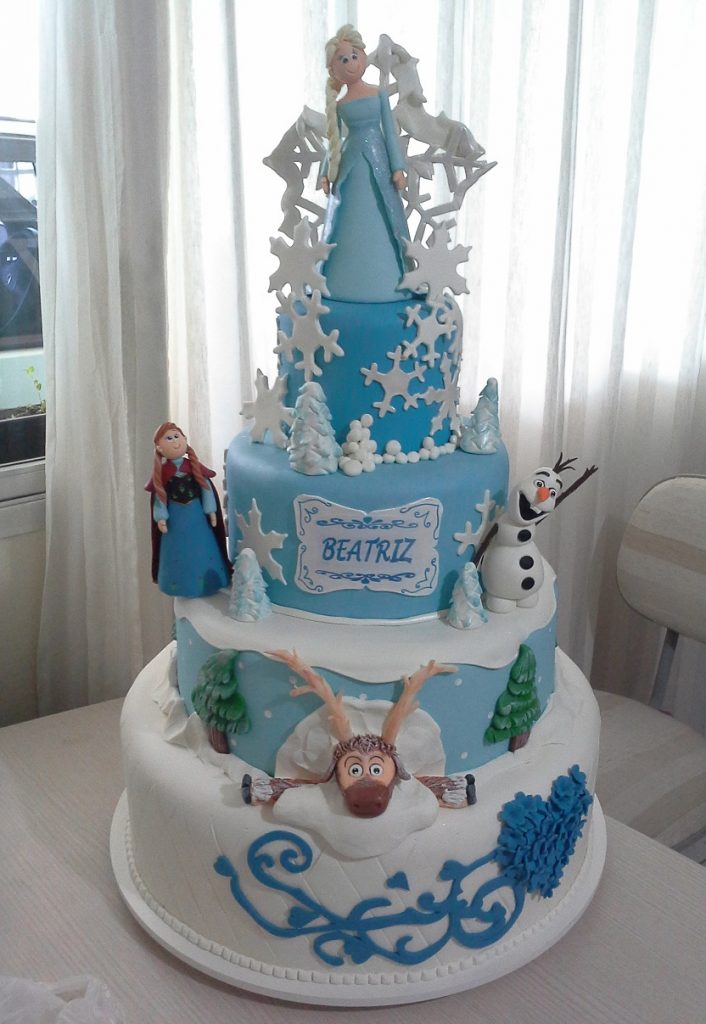 Bolo Fake Frozen: 40 Ideias Dessa Aventura Congelante!