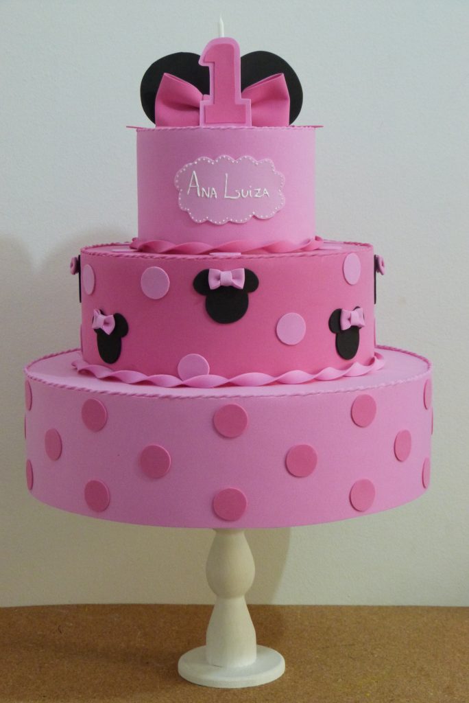 Bolo Fake Minnie: 60 Dicas Encantadoras Para a Sua Festa