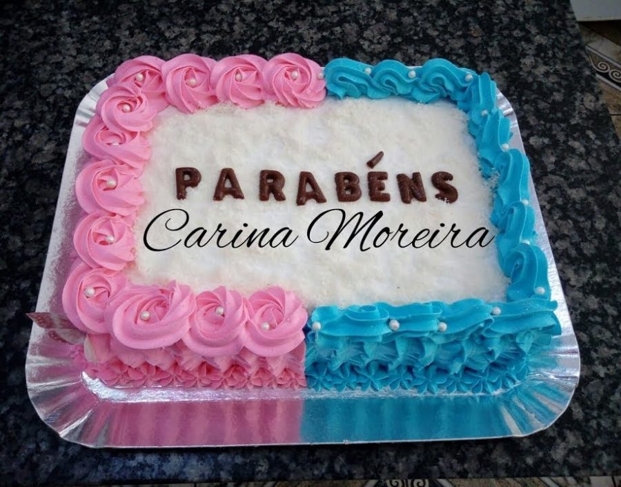 Bolo Azul e Rosa: 80 Combinações com essas Cores Clássicas