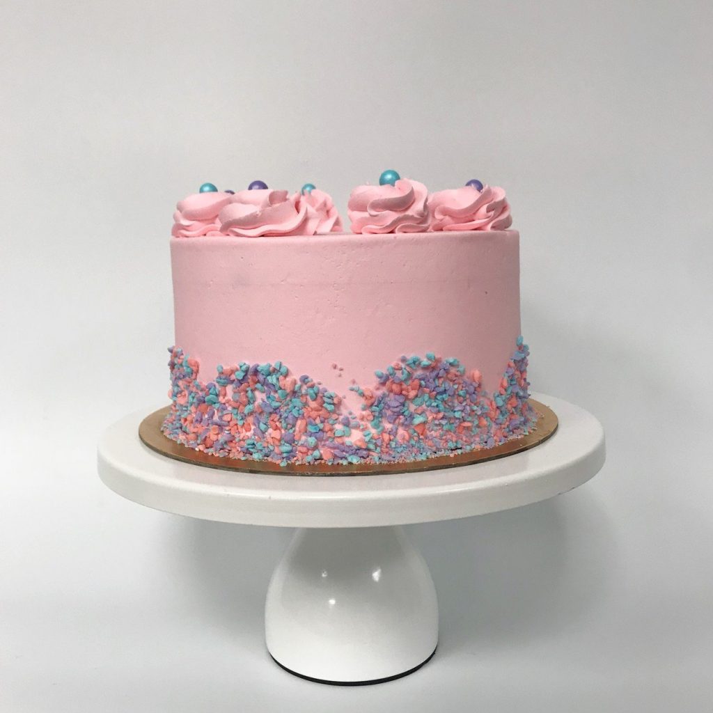 Bolo Azul e Rosa: 80 Combinações com essas Cores Clássicas