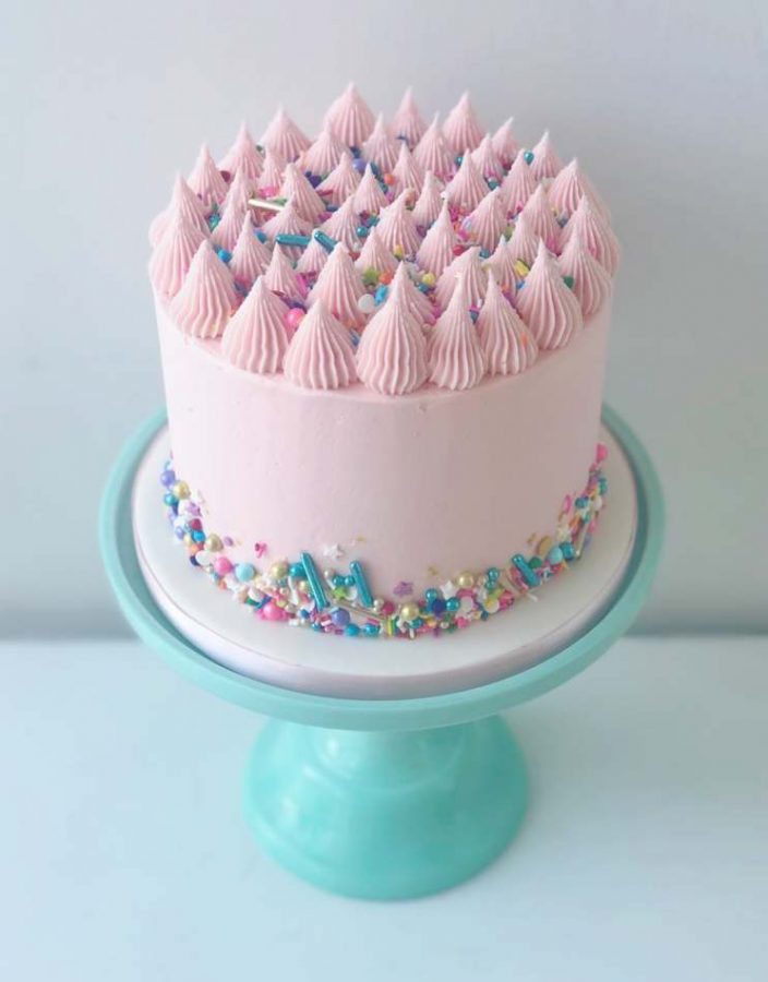 Bolo Azul e Rosa: 80 Combinações com essas Cores Clássicas