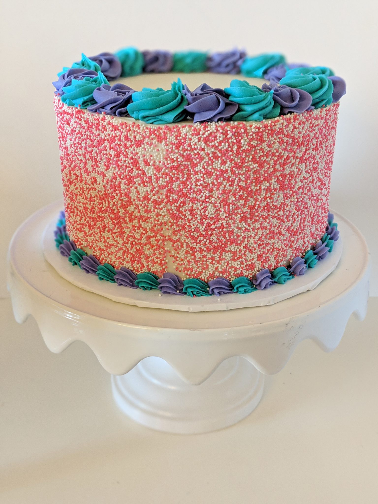 Bolo Azul e Rosa: 80 Combinações com essas Cores Clássicas