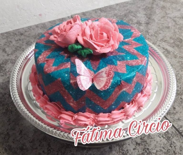 Bolo Azul e Rosa: 80 Combinações com essas Cores Clássicas