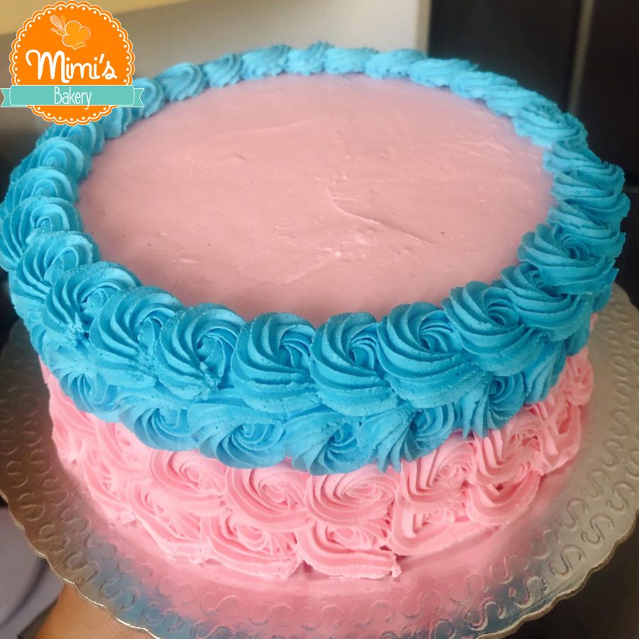 Bolo Azul e Rosa: 80 Combinações com essas Cores Clássicas