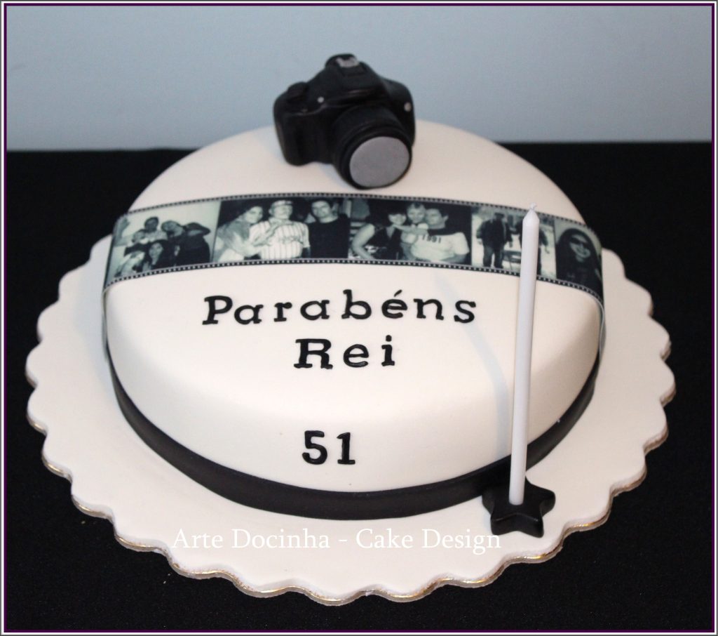 Bolo com Fotos: 45 Modelos de Bolos Criativos e Personalizados