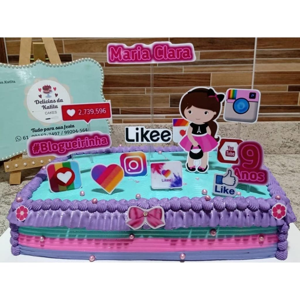 Bolo Instagram: 70 Modelos Lindos para Decoração do Bolo