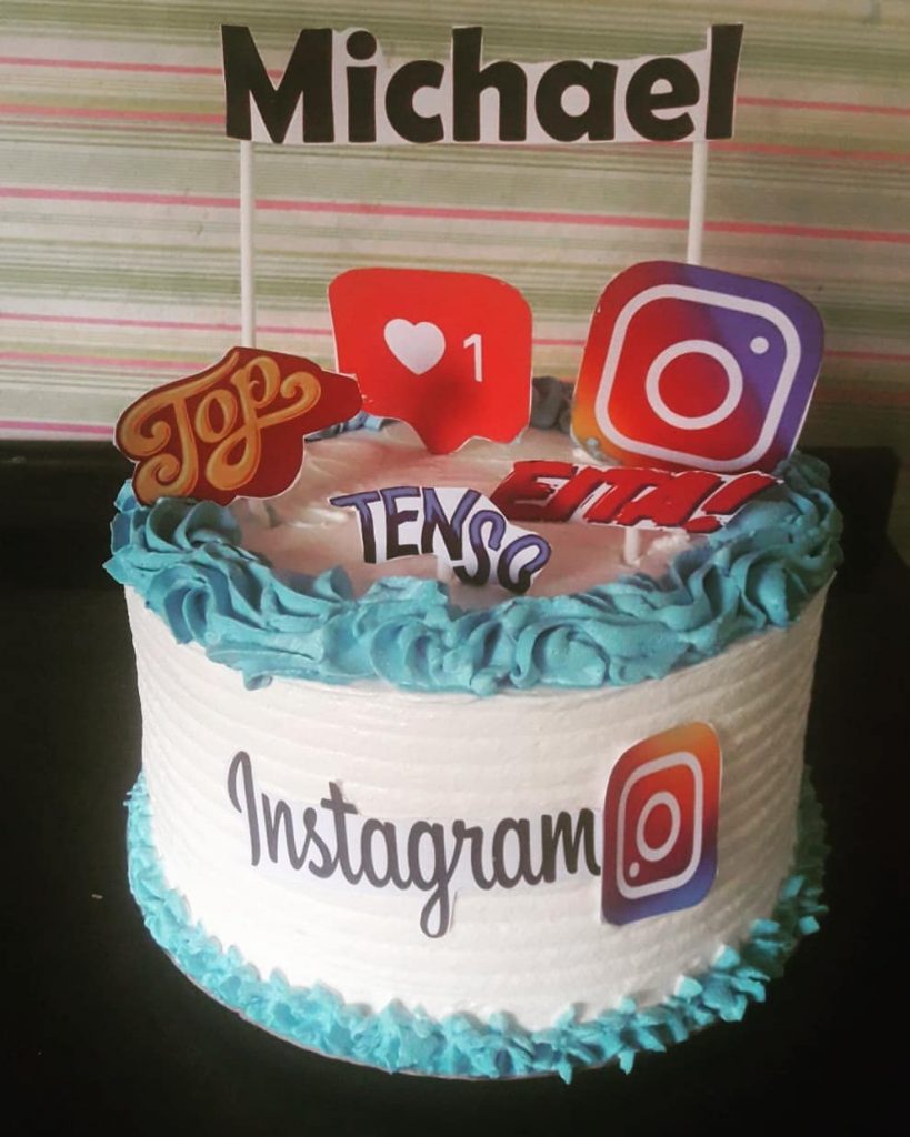 Bolo Instagram: 70 Modelos Lindos para Decoração do Bolo