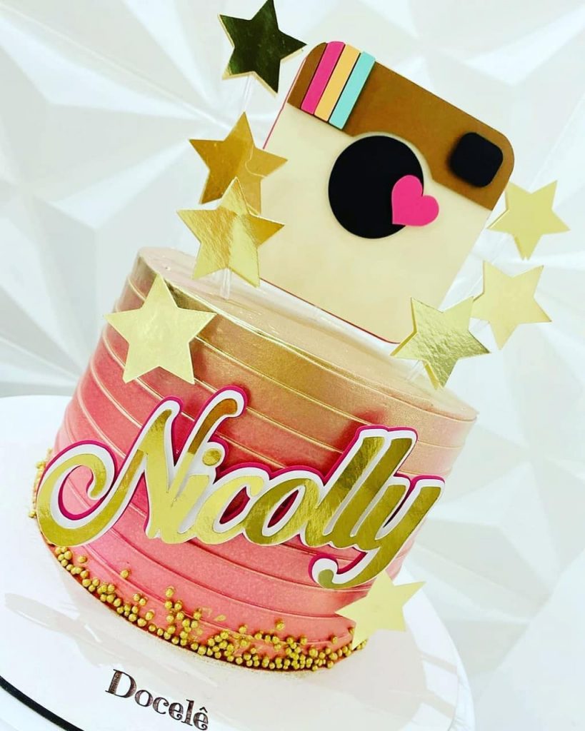 Bolo Instagram: 70 Modelos Lindos para Decoração do Bolo