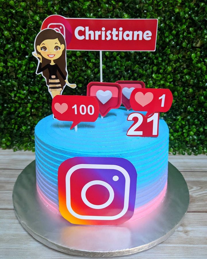 Bolo Instagram: 70 Modelos Lindos para Decoração do Bolo