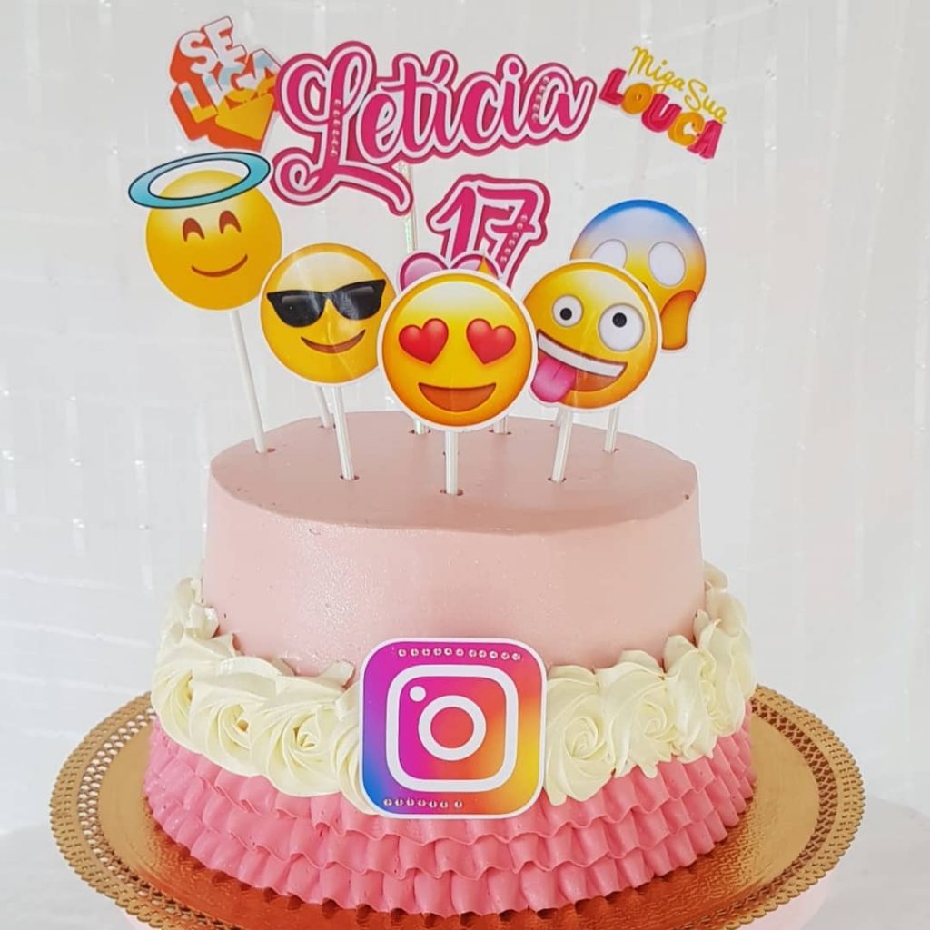 Bolo Instagram: 70 Modelos Lindos para Decoração do Bolo