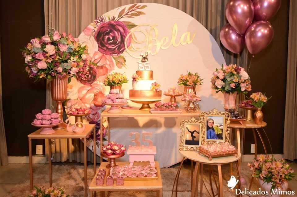 Tema Rosa De Aniversário - FDPLEARN