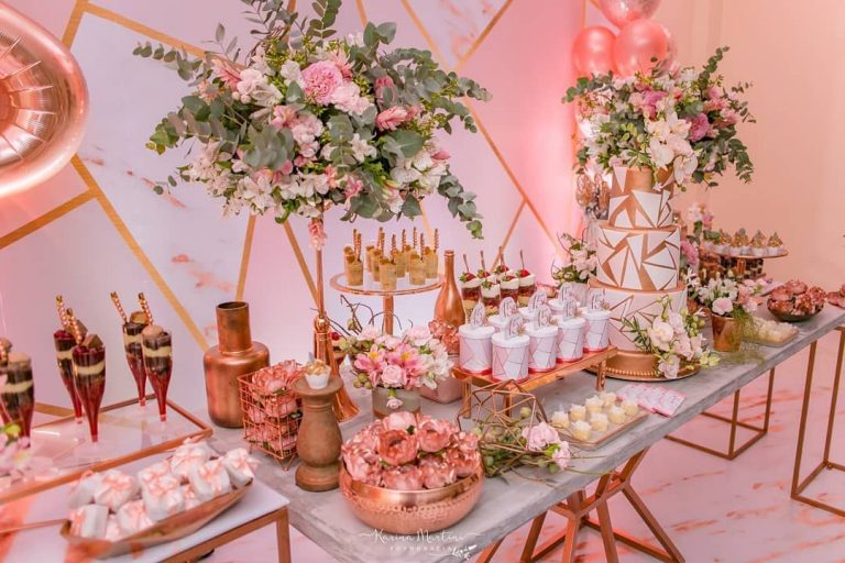Decoração de festas rose gold: 70 ideias para você se inspirar!
