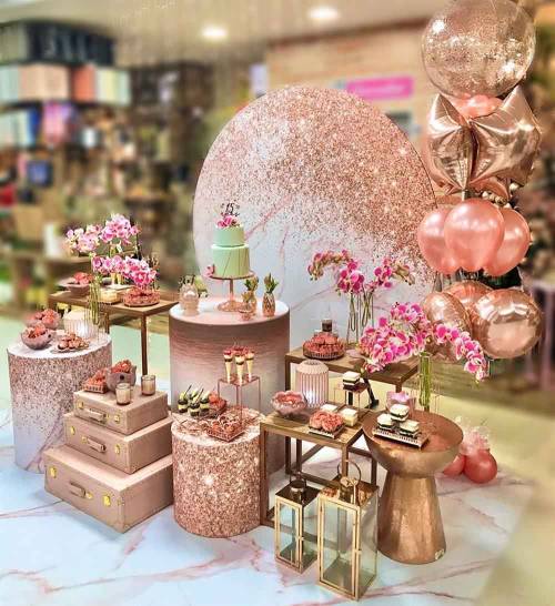 Decoração de festas rose gold: 70 ideias para você se inspirar!