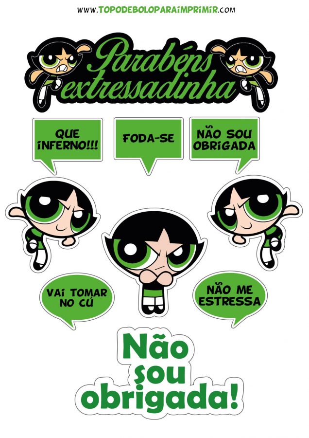 Topper Feminino: 60 imagens para sua festa