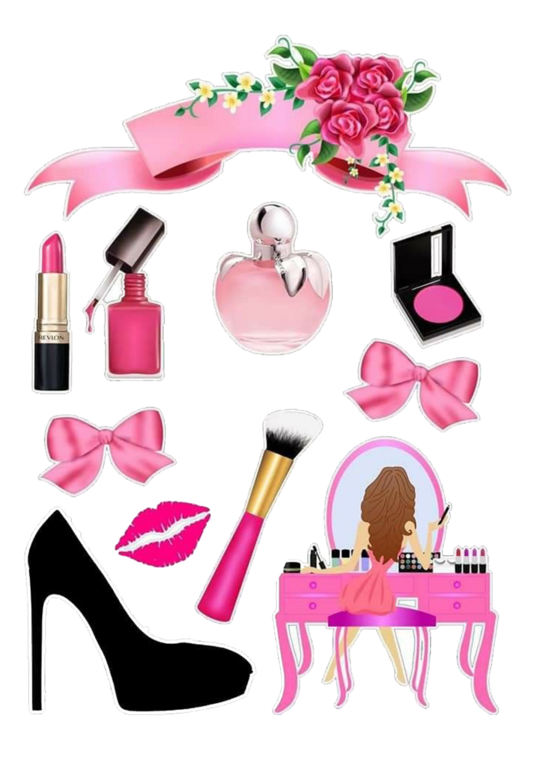 Topper Feminino: 60 imagens para sua festa