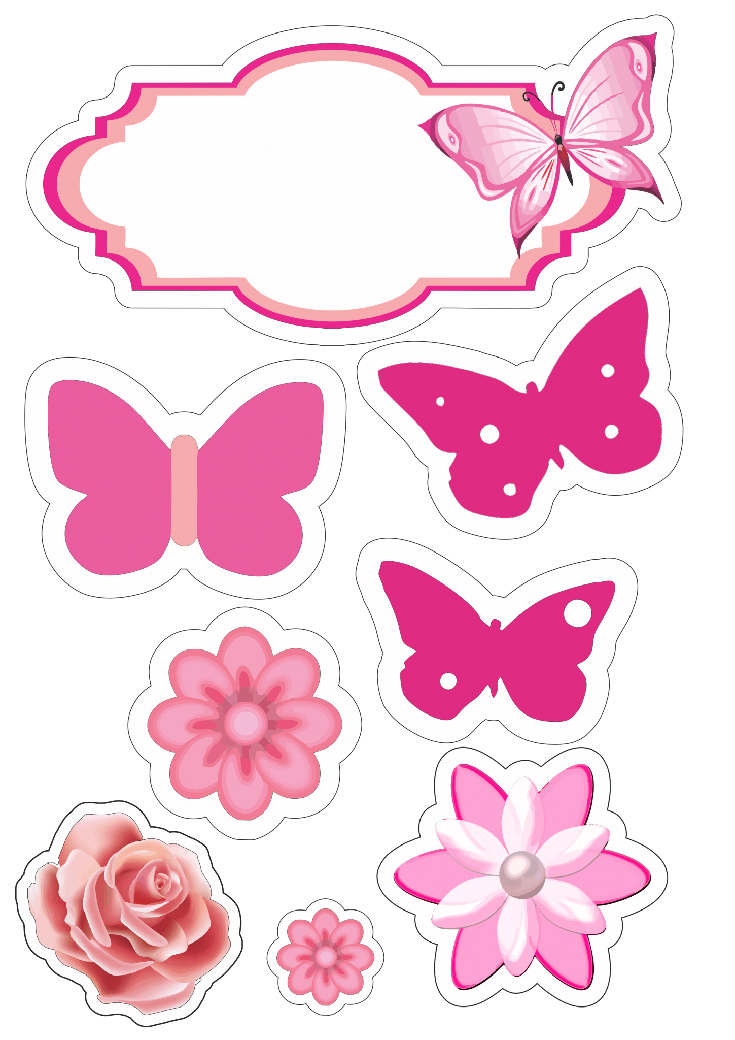 Topper Feminino: 60 imagens para sua festa