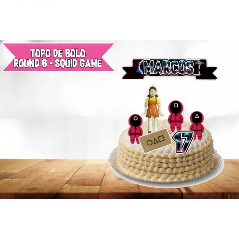 Bolo Round 6: 60 Ideias incríveis da série do momento