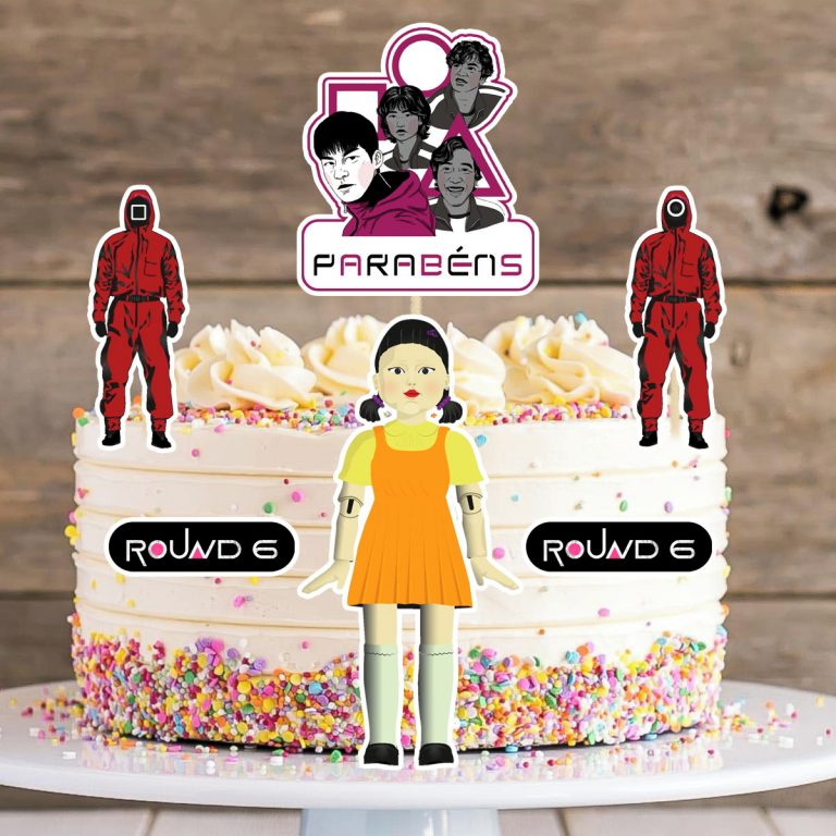 Bolo Round 6: 60 Ideias incríveis da série do momento