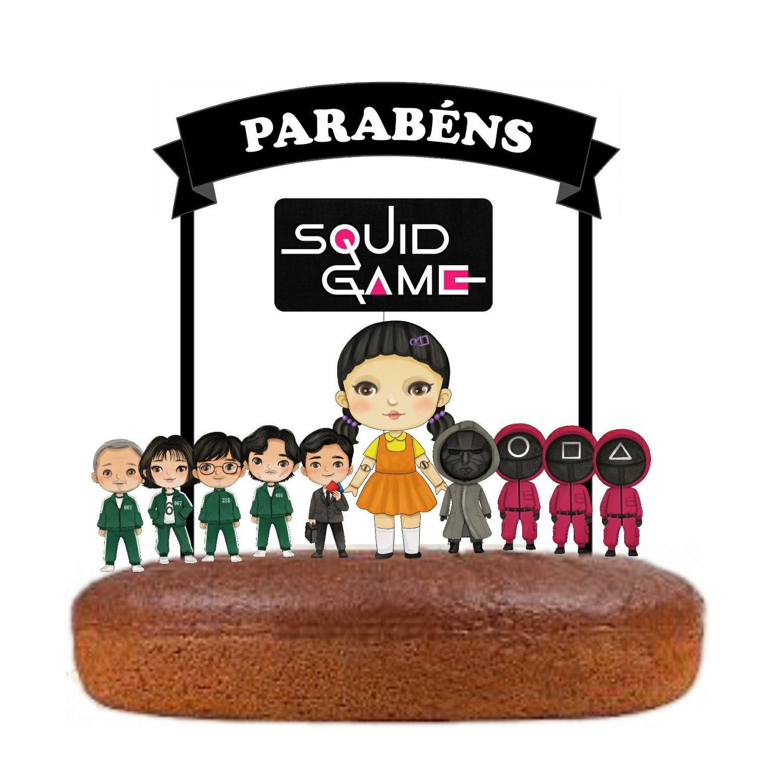 Bolo Round 6: 60 Ideias incríveis da série do momento